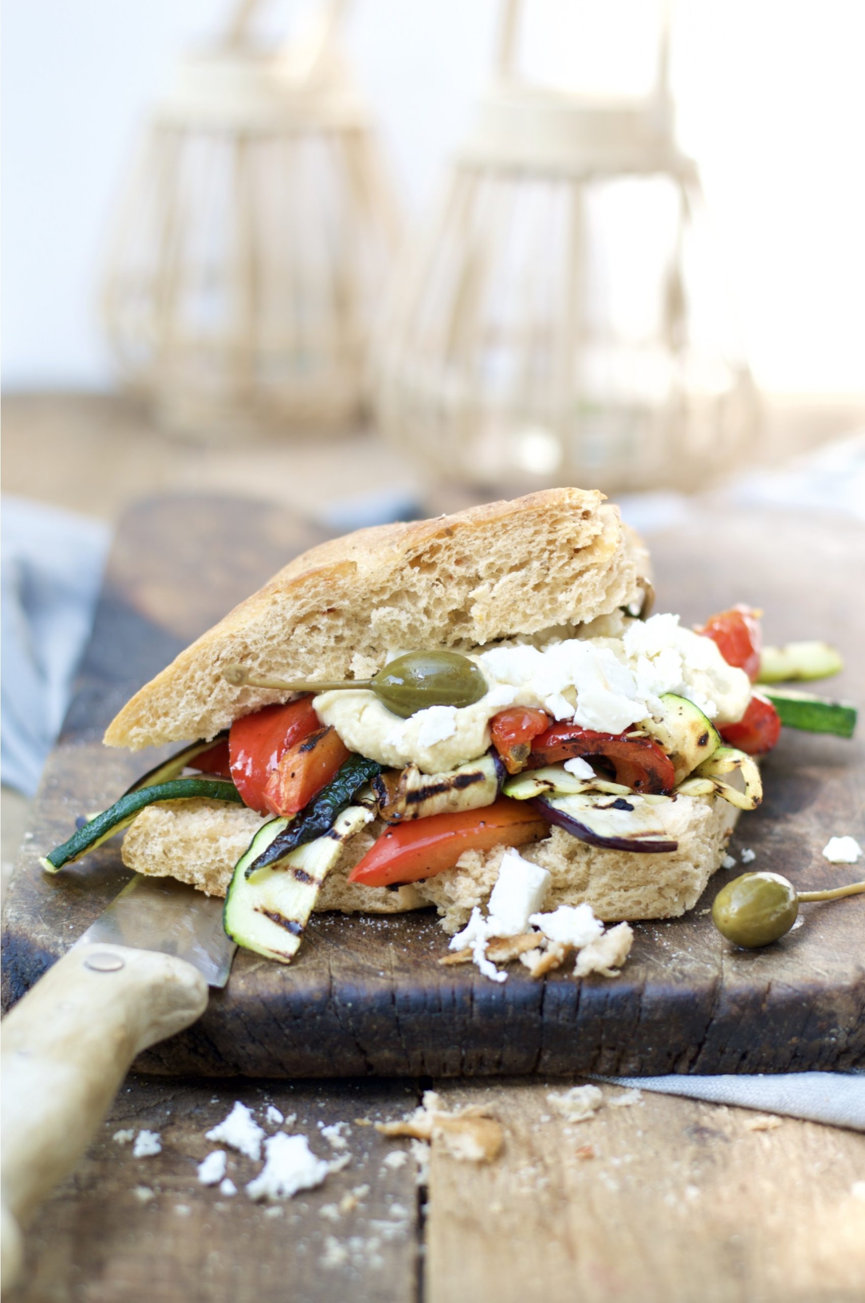Turkish tomato bread with grilled vegetables | Bakkerij van Heeswijk